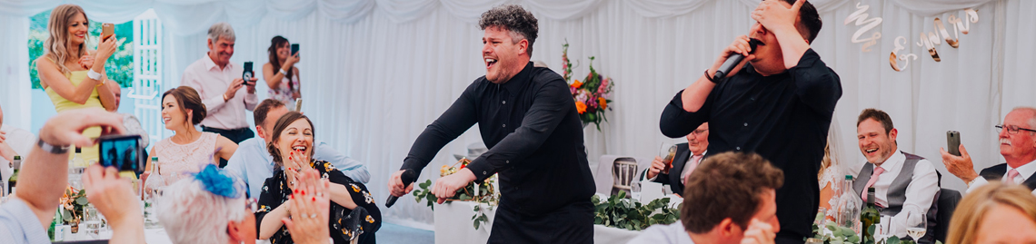 Singing Waiters for Hire | UK Surprise Wedding Singers | Warble ...